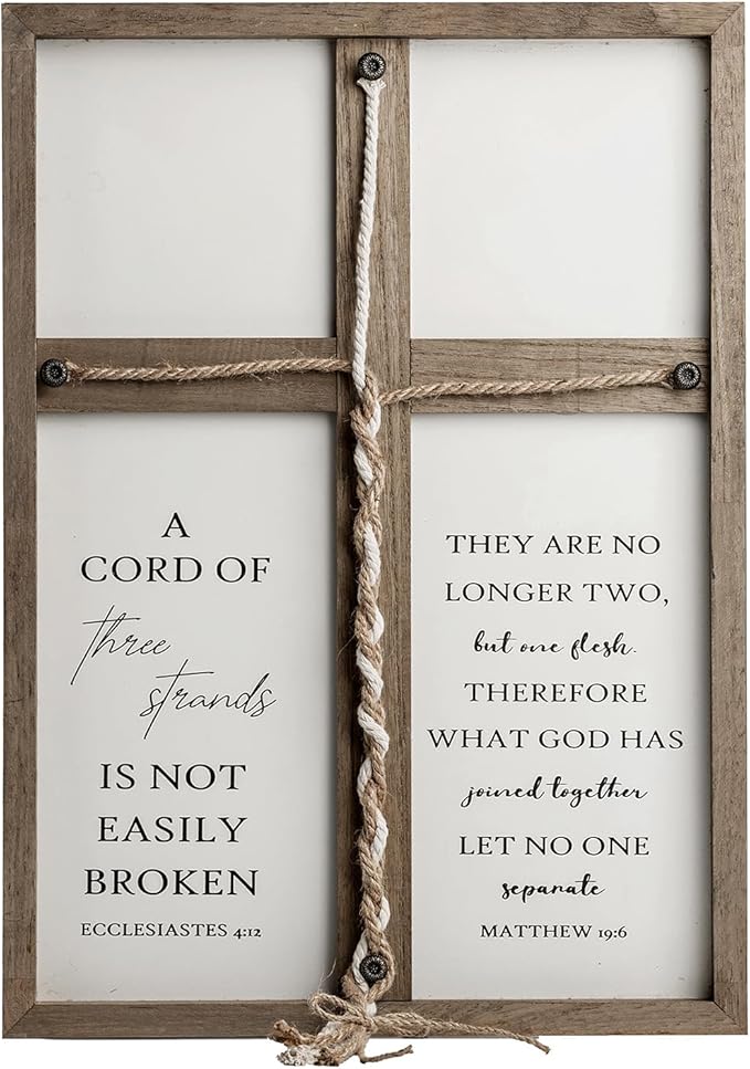 Amazon.com: A Cord of Three Strands Wedding Ceremony Sign Elegant ...