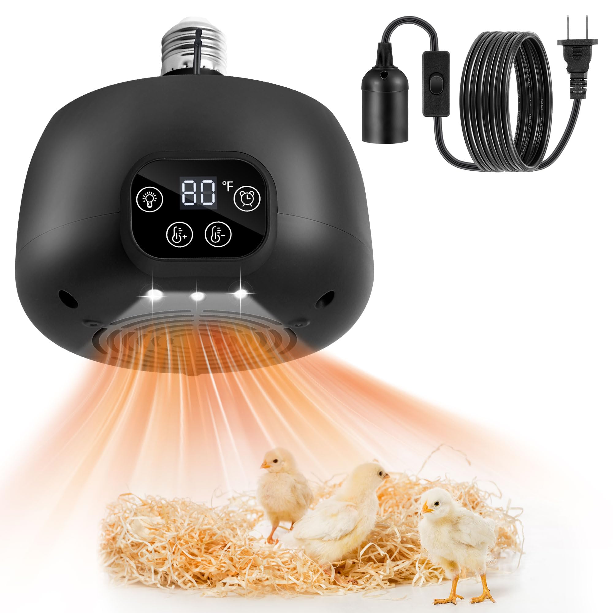 Snapklik.com : Gulfmew 2 Pack Chicken Coop Heater, 200W Chicken Heater