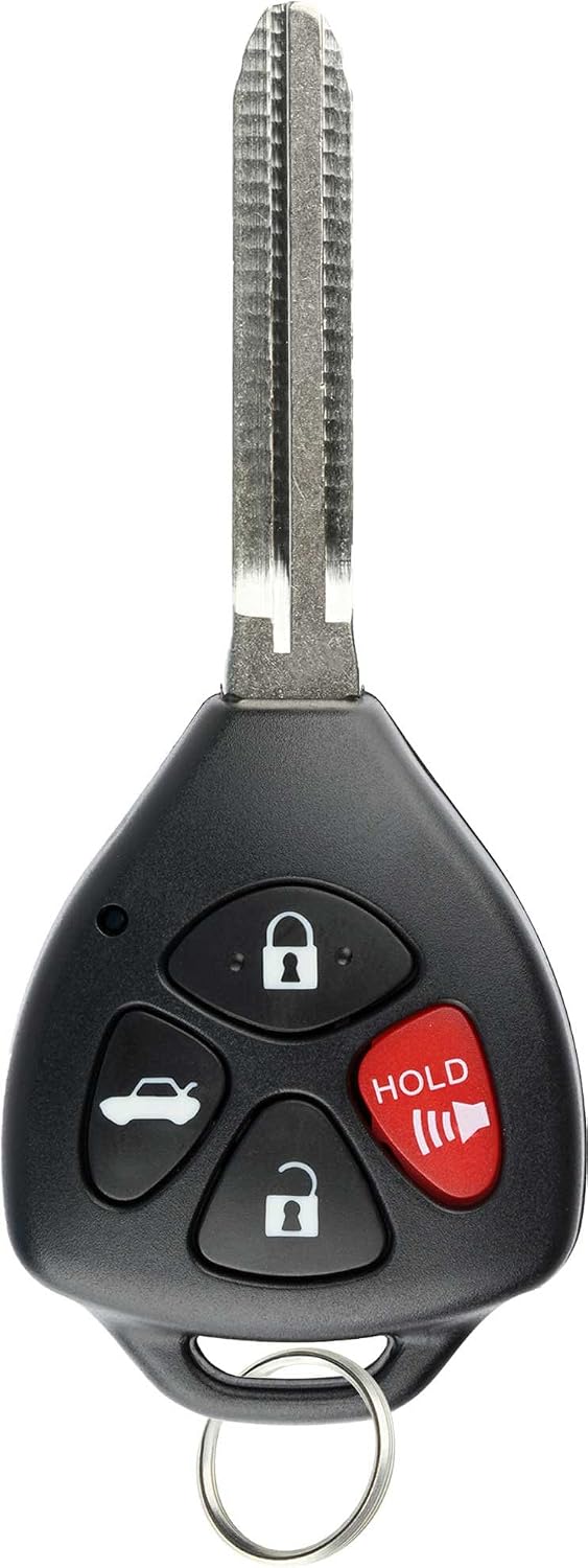 KeylessOption Keyless Entry Remote Control Car Ignition Key Blade Fob ...