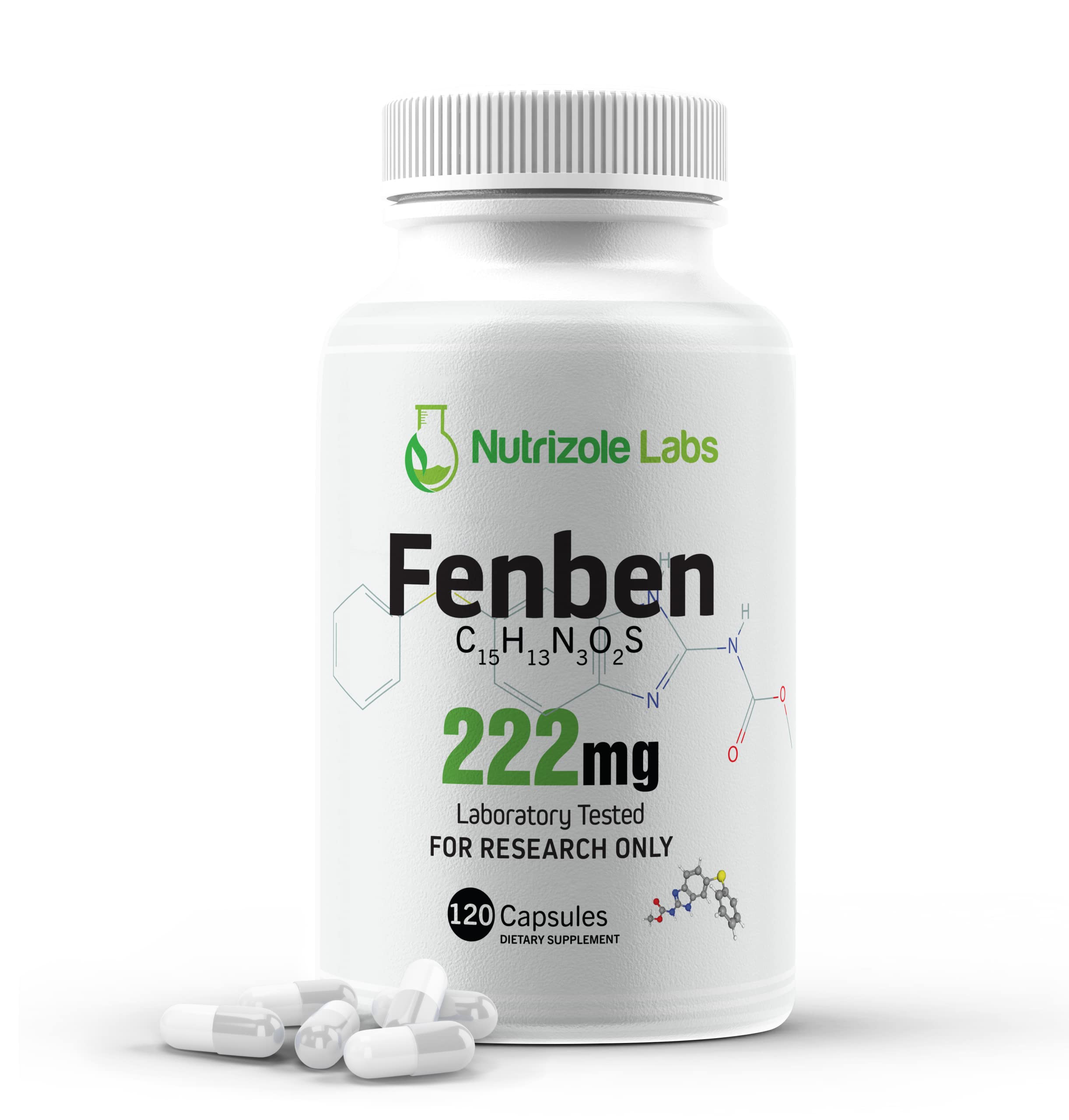 Buy zole Labs Fenben 222mg, Purity >99% - 120 ct Online at ...