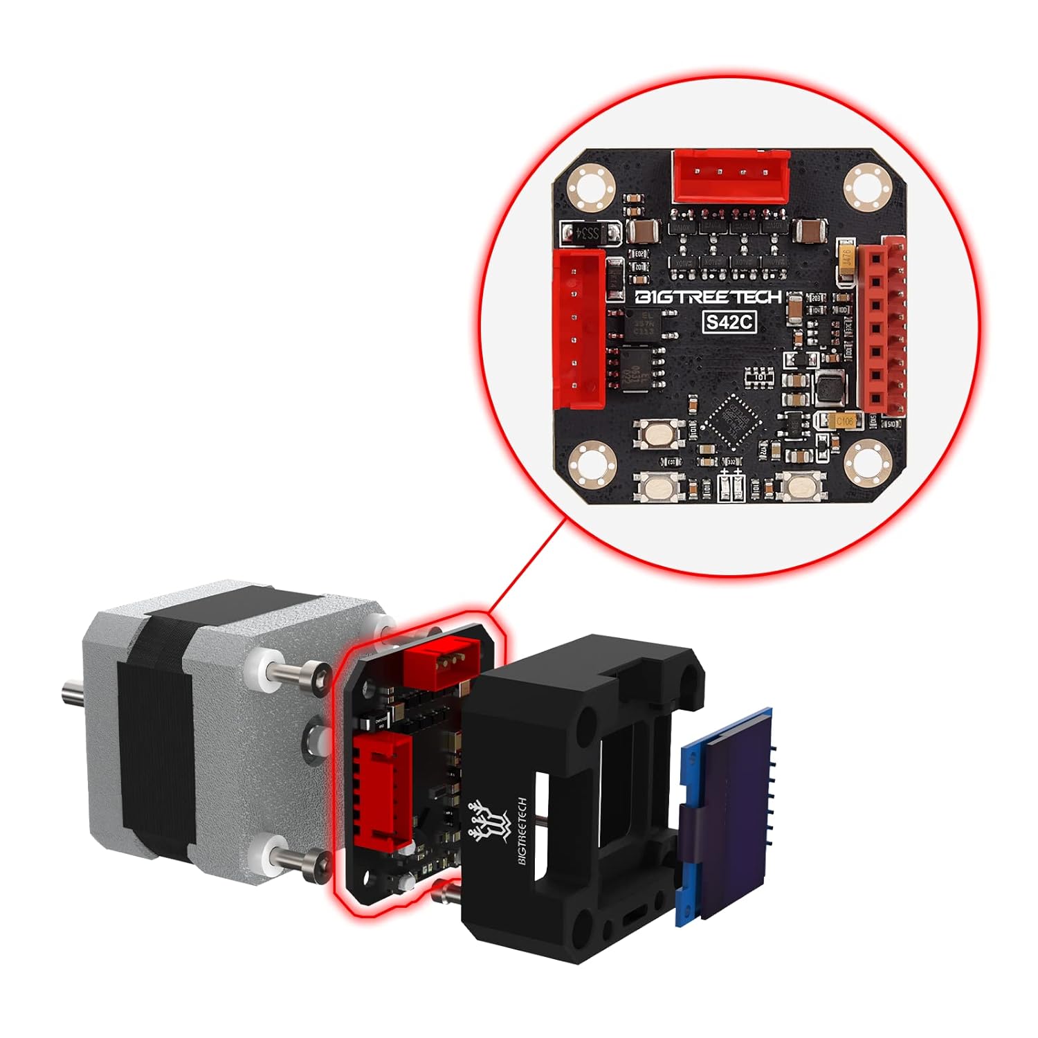 BIGTREETECH S42C V1.1 High Speed Closed Loop Driver Control Board 42 ...