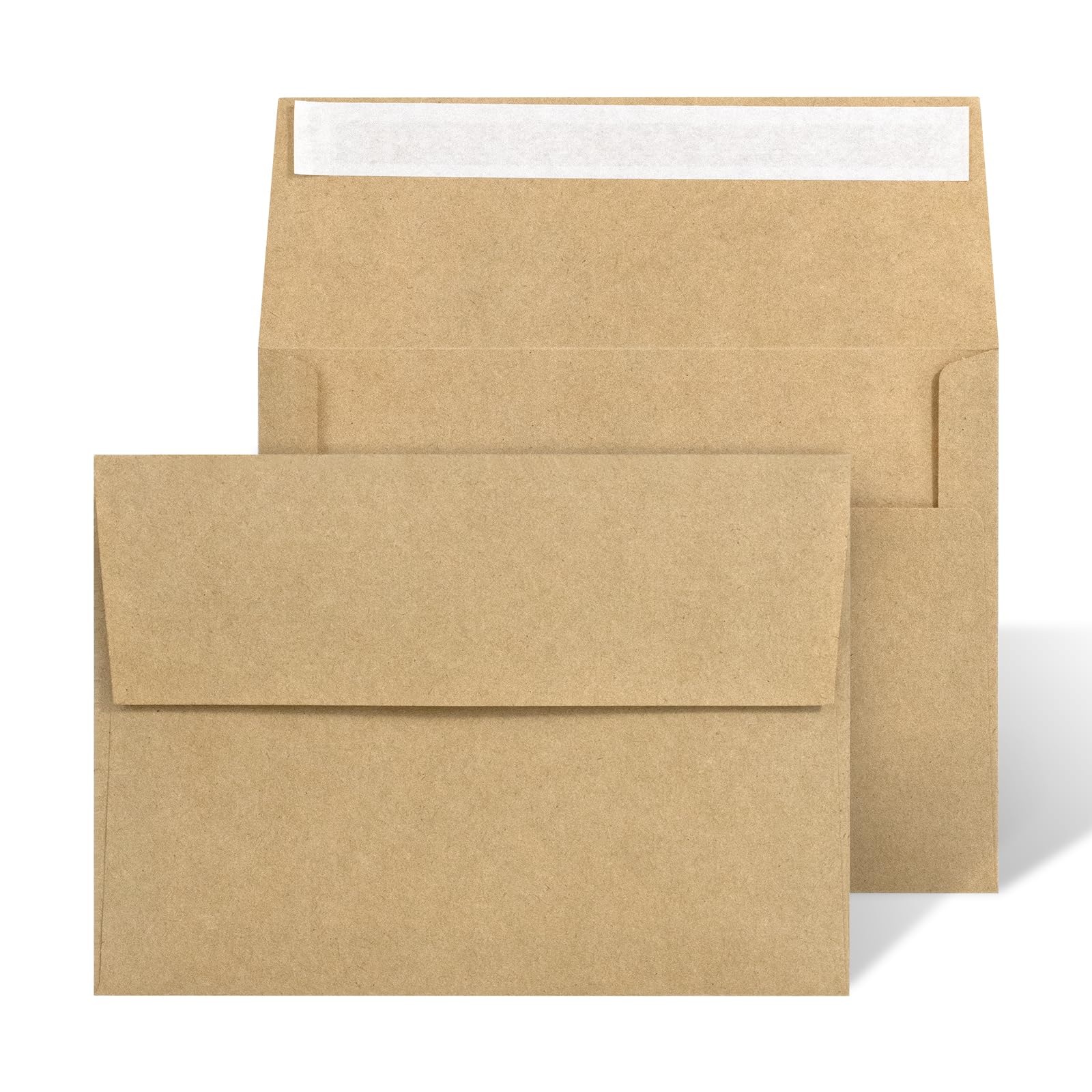 Snapklik.com : 200 Pack Kraft Envelopes 5 X 7,Brown Kraft Invitation ...