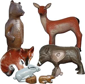 Amazon.com : KHAMPA [6 Sets] 3D Animal Archery Targets for Backyard ...