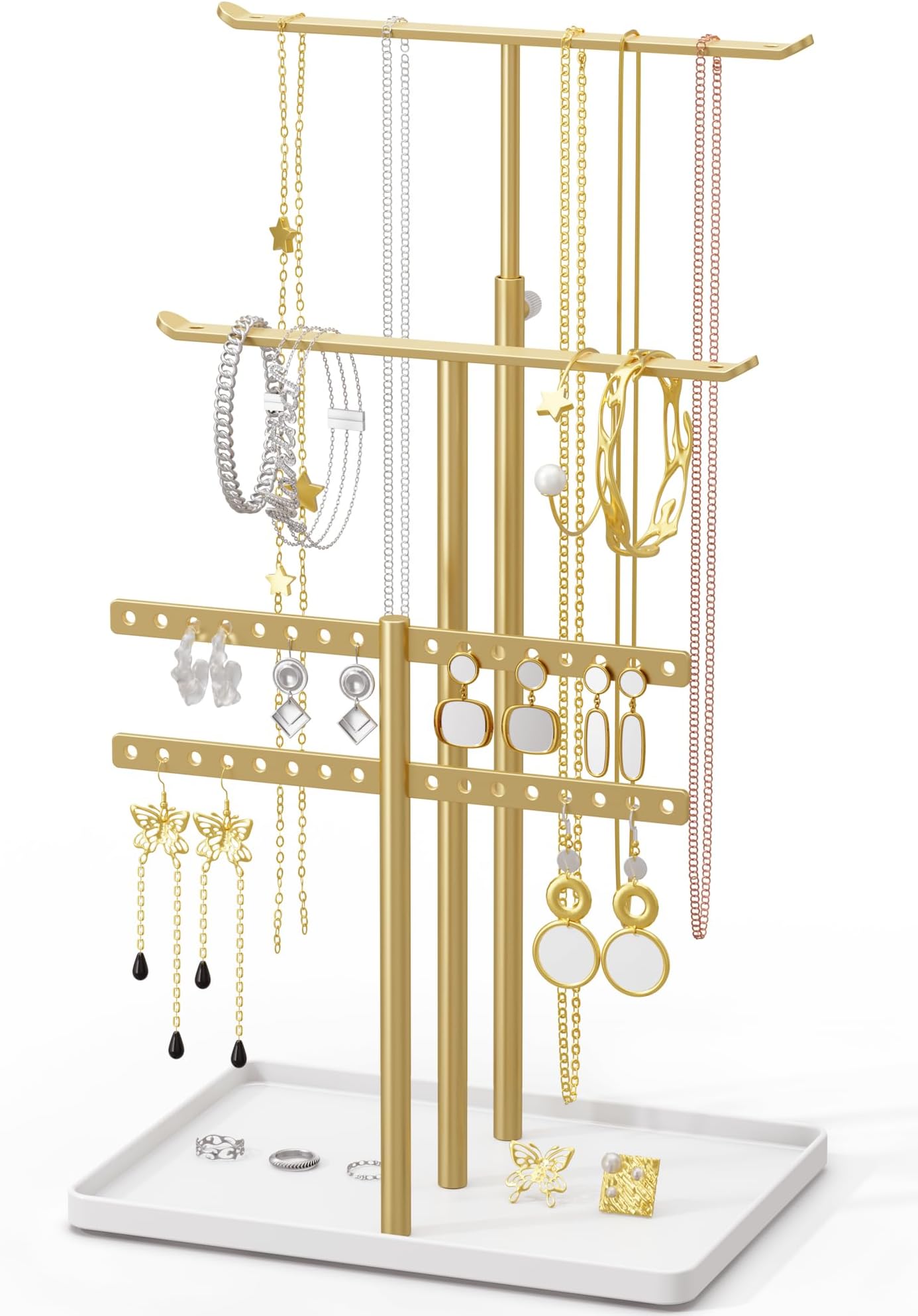 Amazon.com: susswiff Jewelry Holder Organizer Stand - Adjustable ...