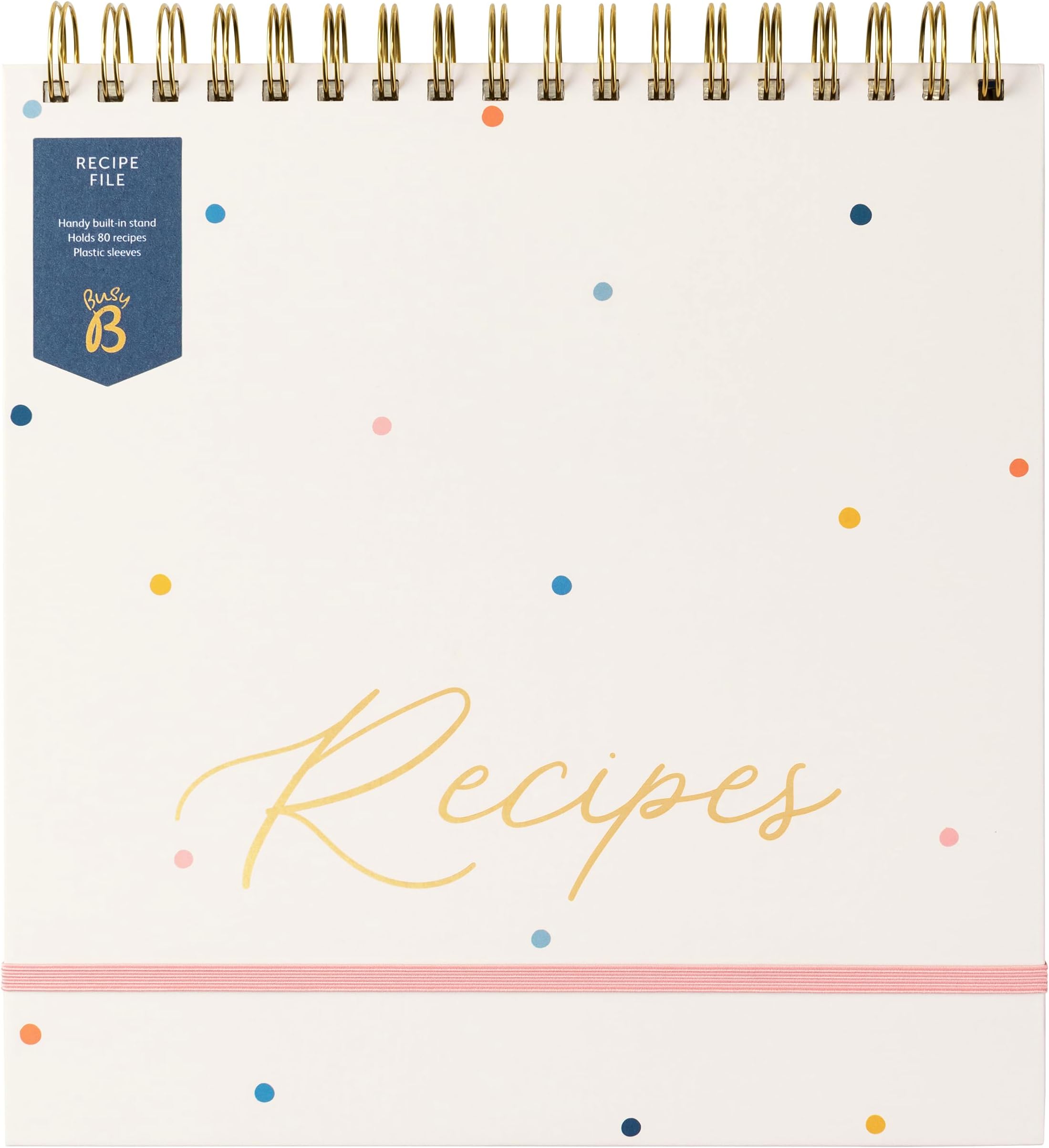 Busy B Recipe File - with Built-in Stand,Multi Coloured : Amazon.co.uk ...