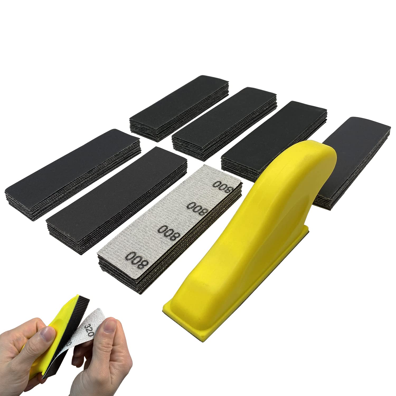 Craft Sand Detail Sander And Sandpaper Set, Mini Sander For Detail Work ...