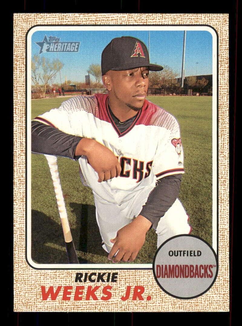 Amazon.com: 2017 Topps Heritage #392 Rickie Weeks Jr. Diamondbacks ...