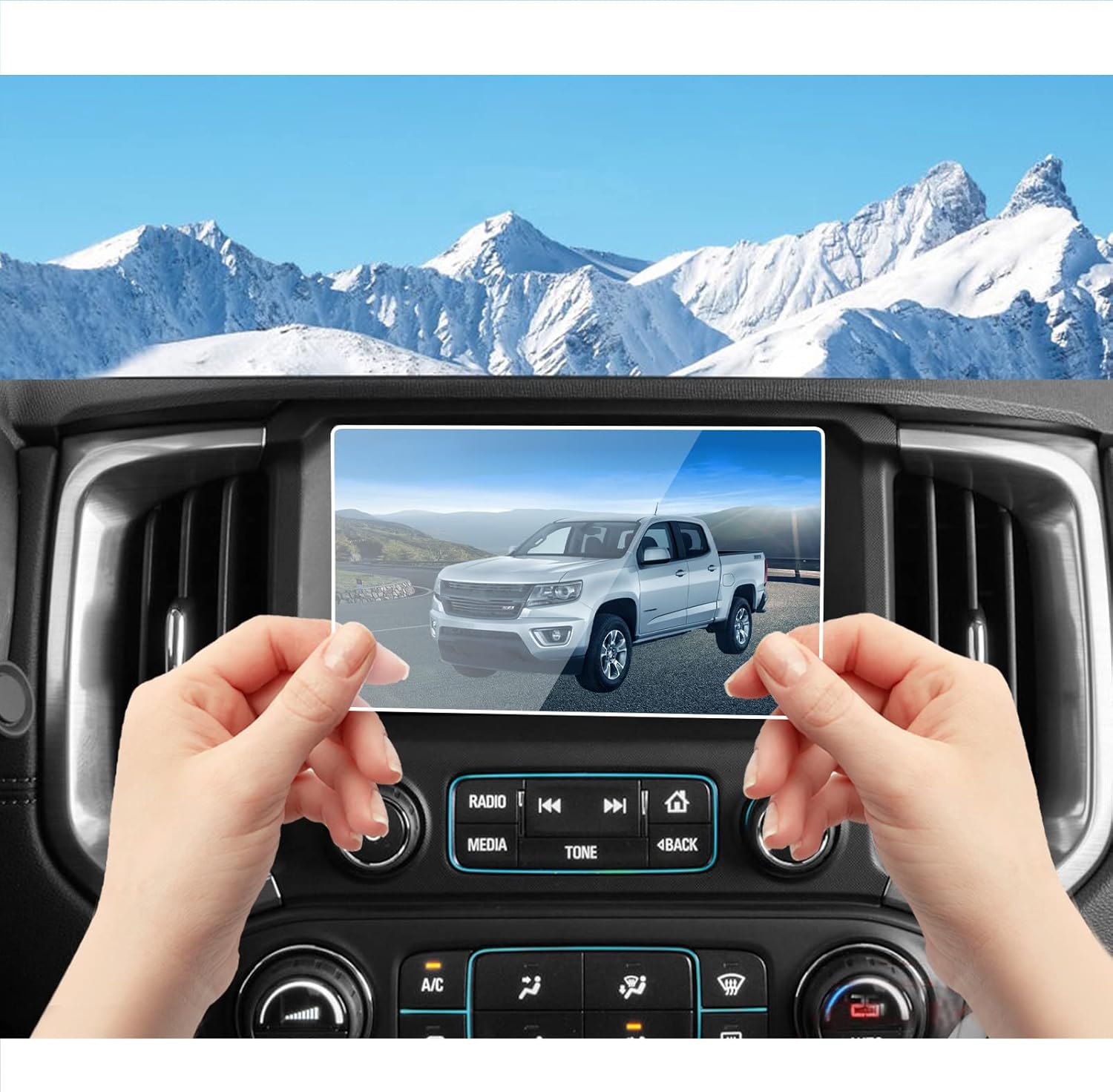 Amazon.com: DSDFGH for 2015-2022 Chevy Colorado Screen Protector 8 Inch ...