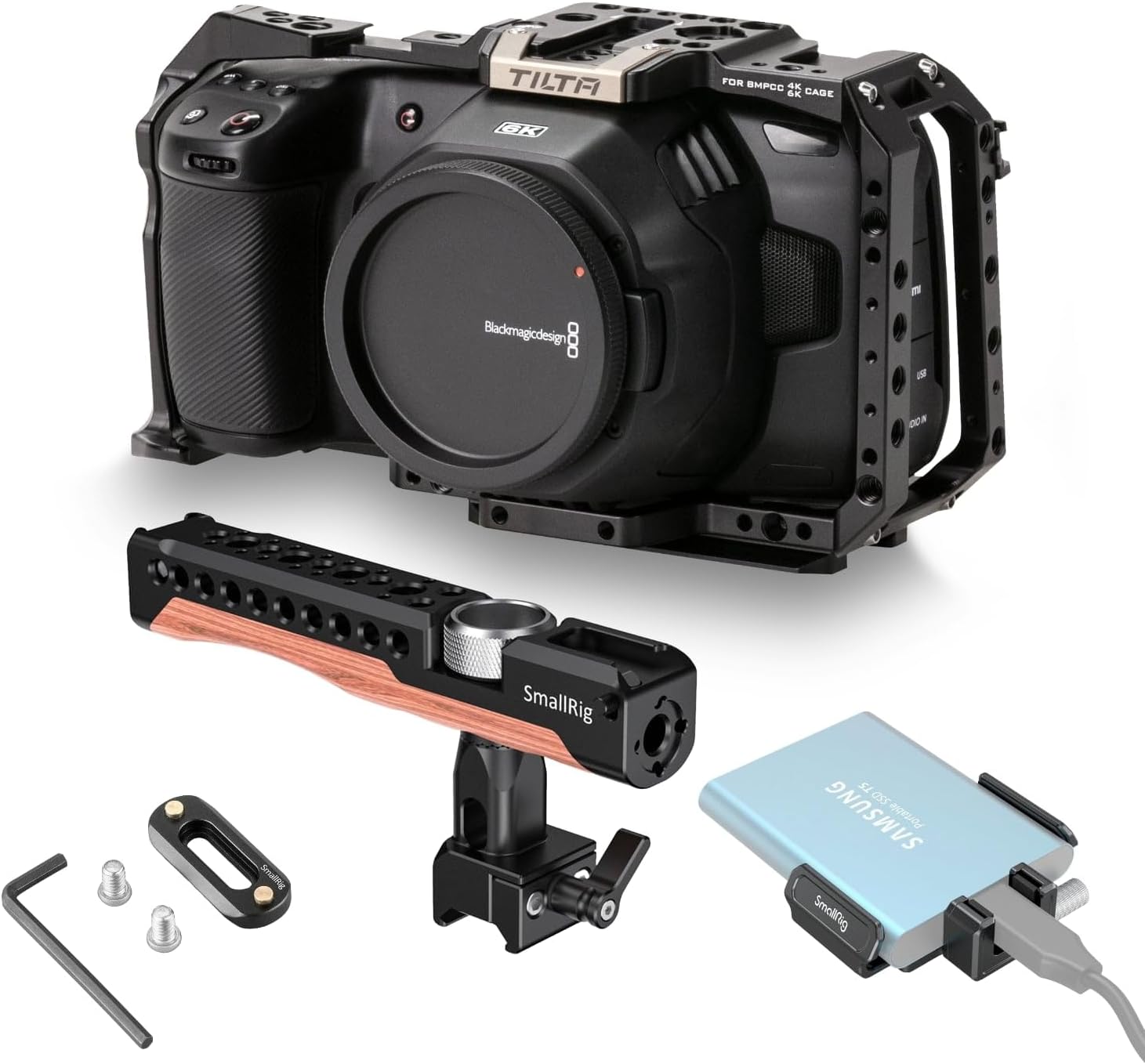 Amazon.com : Blackmagic Design Pocket Cinema Camera 6K Pro, Bundle with ...