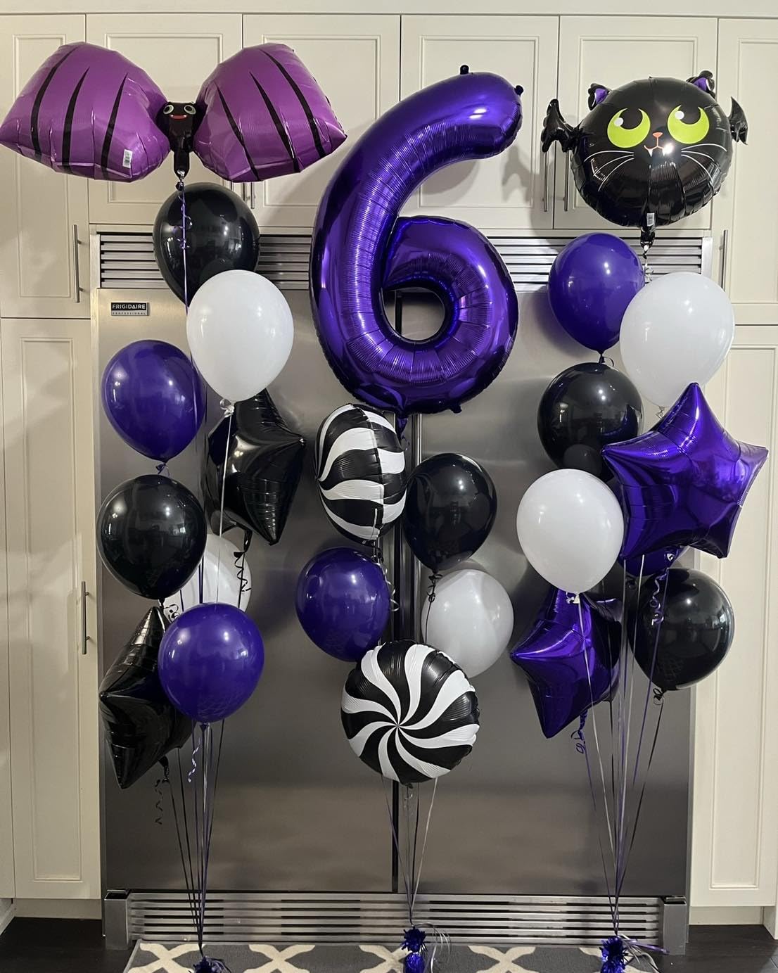 Snapklik.com : 10 Balloon Number, Purple Number 10th Birthday Balloons ...