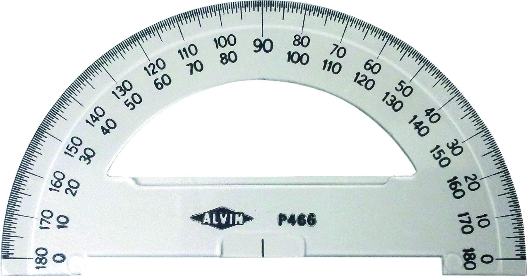 Amazon.com : Sparco 01490 Plastic Protractor, 6-Inch Ruler Base, Clear ...