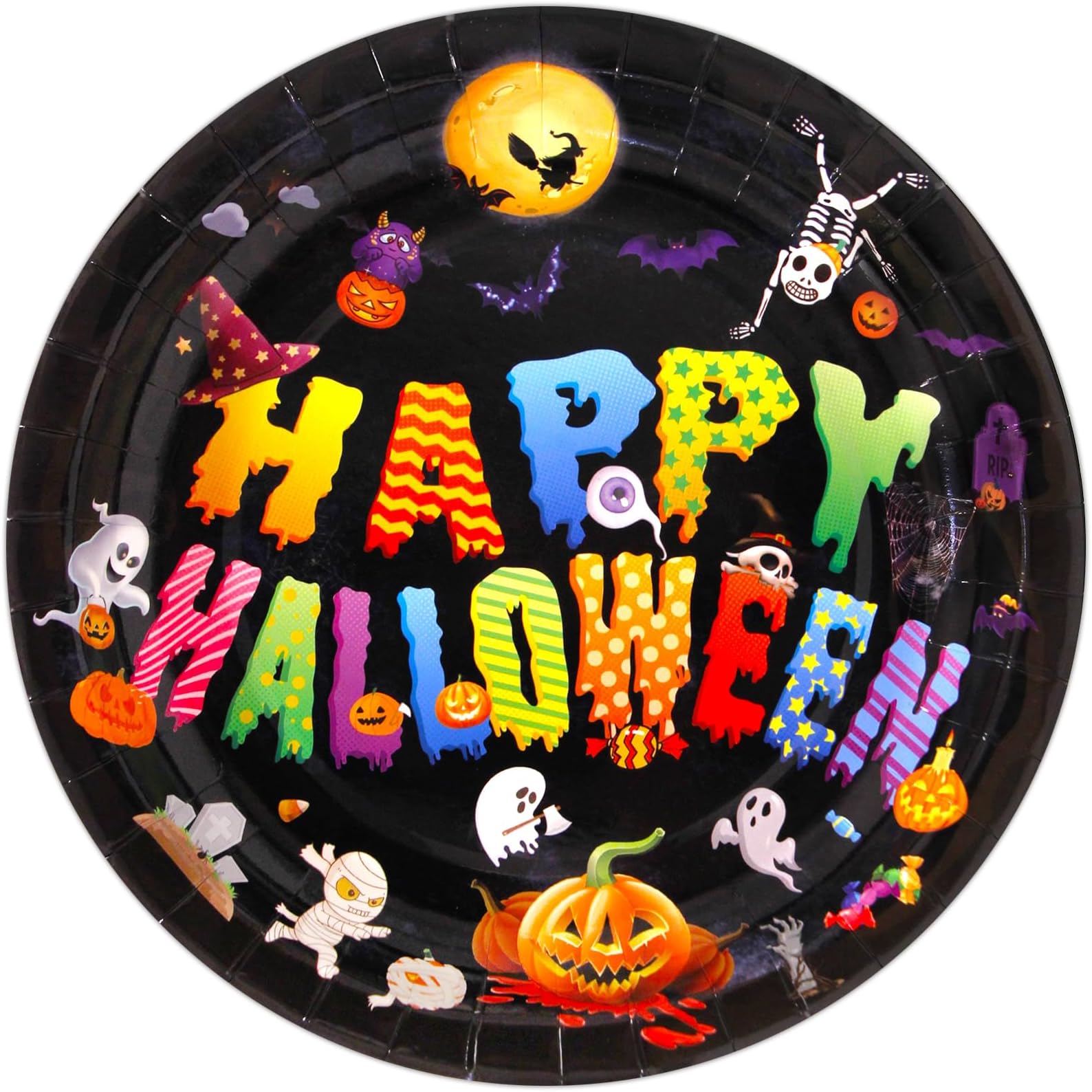 Amazon.com: Beistle 24 Piece All Occasion Disposable Pewter Paper ...