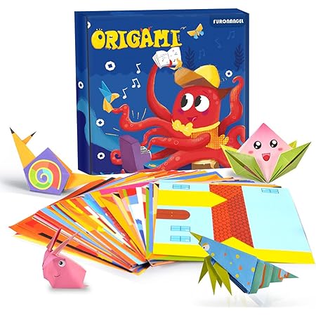 hapray Origami Kit for Kids, 144 Sheets Double-Sided Origami with 72 ...