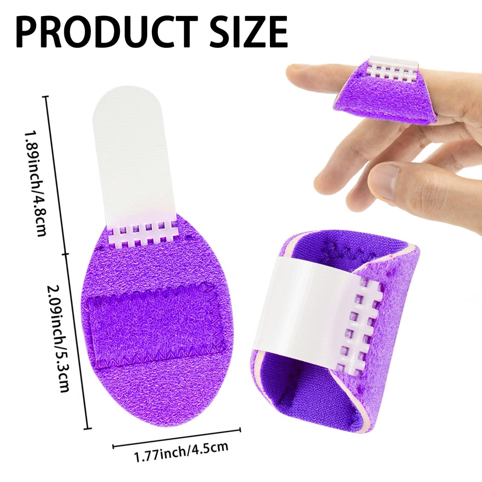 Snapklik.com : Ponpon 6Pcs Finger Splints For Trigger Finger Thumb ...
