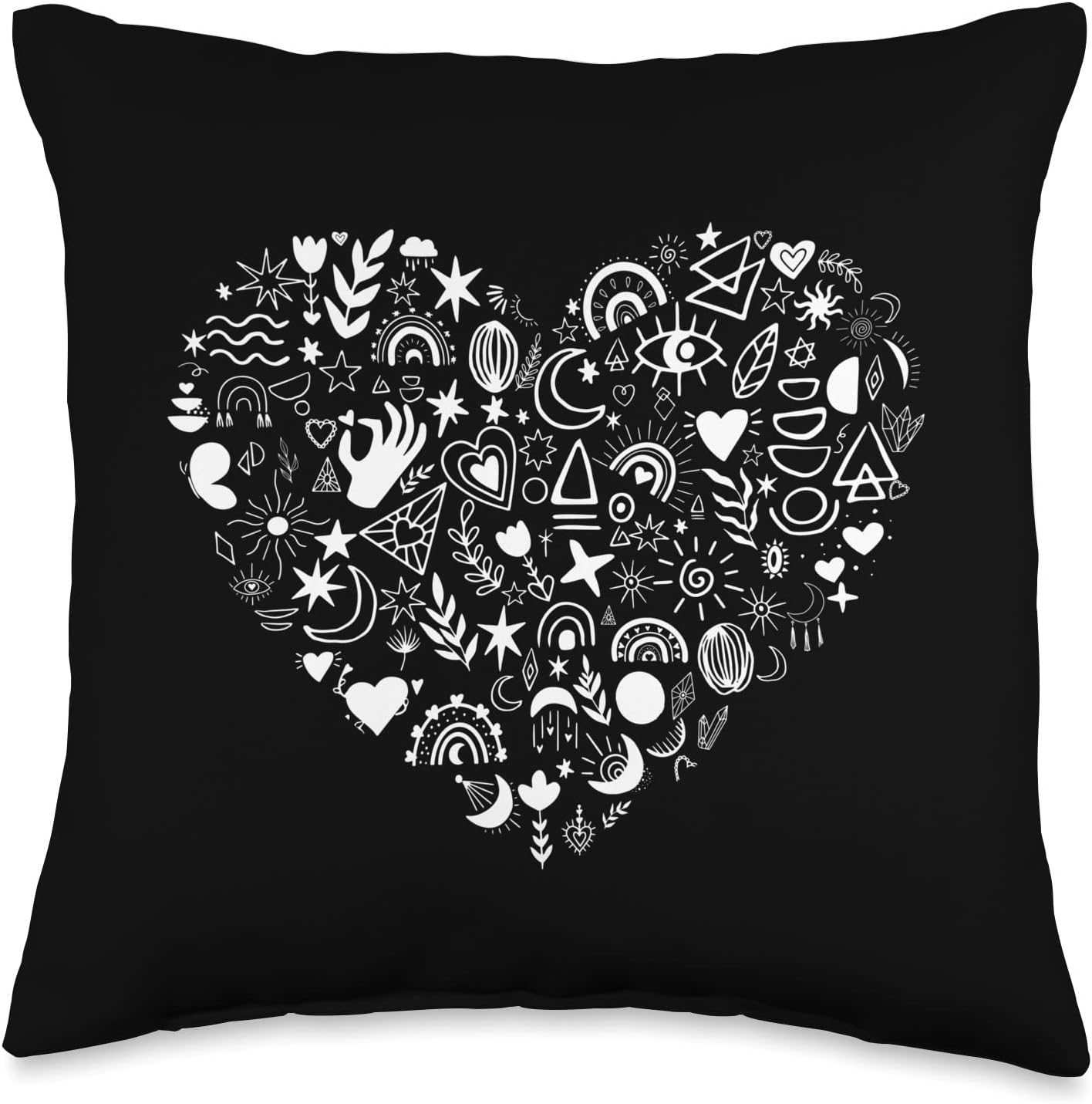 Amazon.com: Cute Aesthetic Heart Design, White Heart,Trendy Teen Girls ...