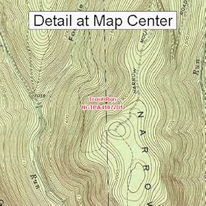 Amazon.com: USGS Topographic Quadrangle Map - Trout Run, Pennsylvania ...