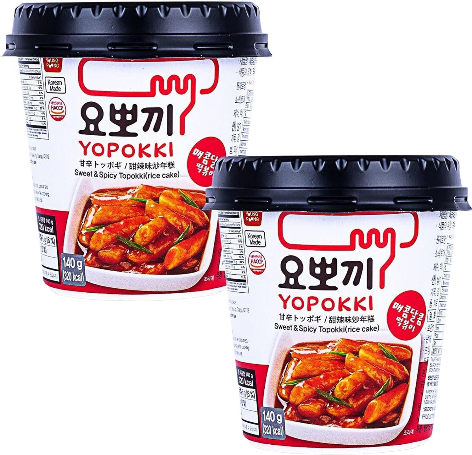 Korean Topokki Instant Rice Cake Yopokki Sweet And Mild Spicy ...