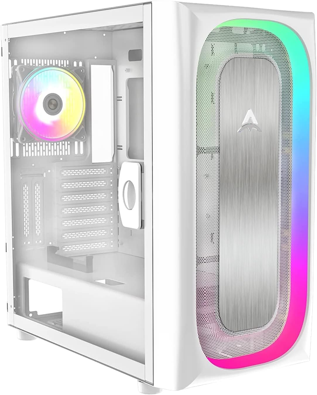 Amazon.in: Buy ALSEYE Glass Ai-Pro White Argb Mid-Tower E-Atx Pc Gaming ...