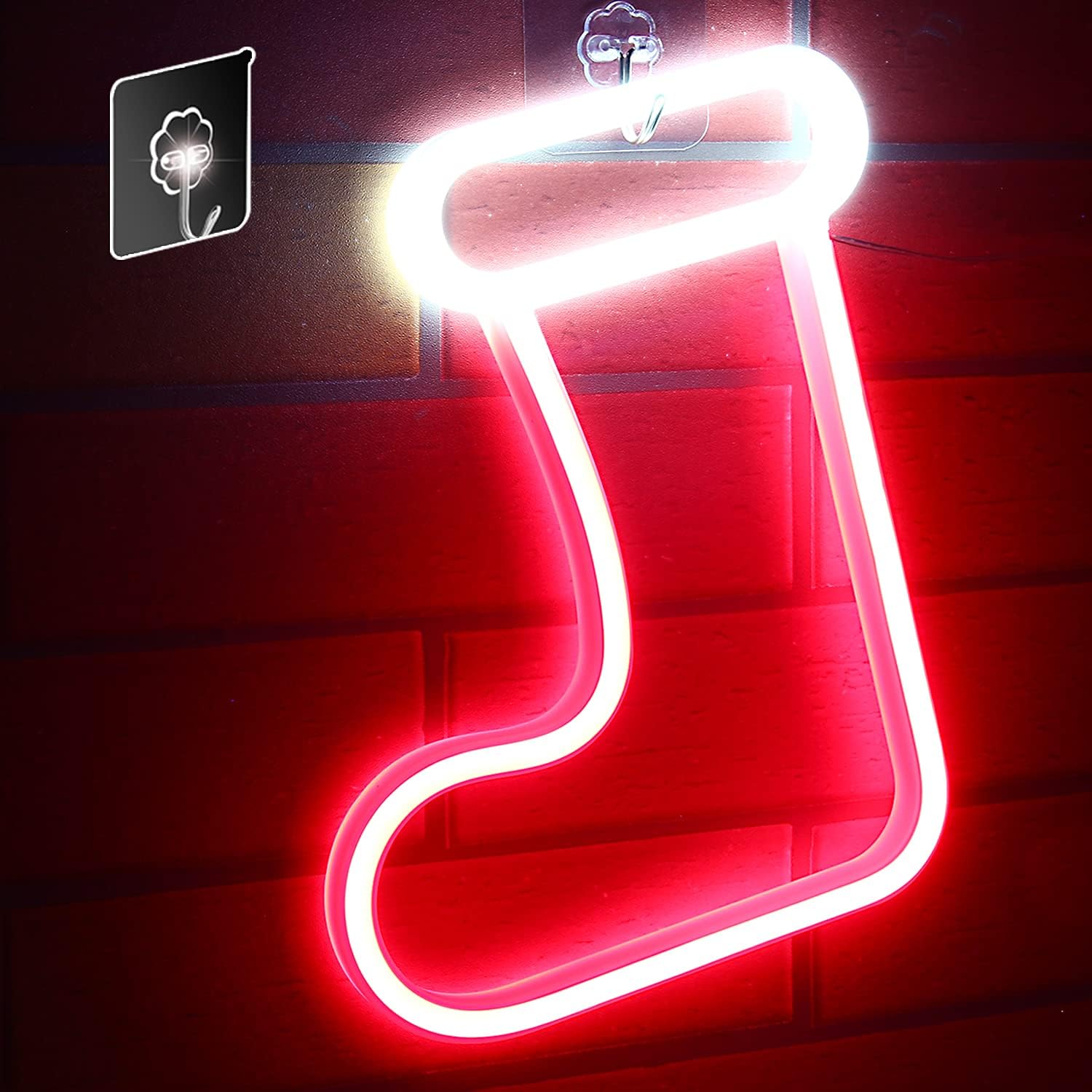 Amazon.com : Merry Christmas Neon Sign Christmas LED Signs Dimmable ...