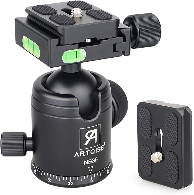 Amazon.com : Ball Head Camera Tripod Ball Head Mount 36MM Ball Diameter ...