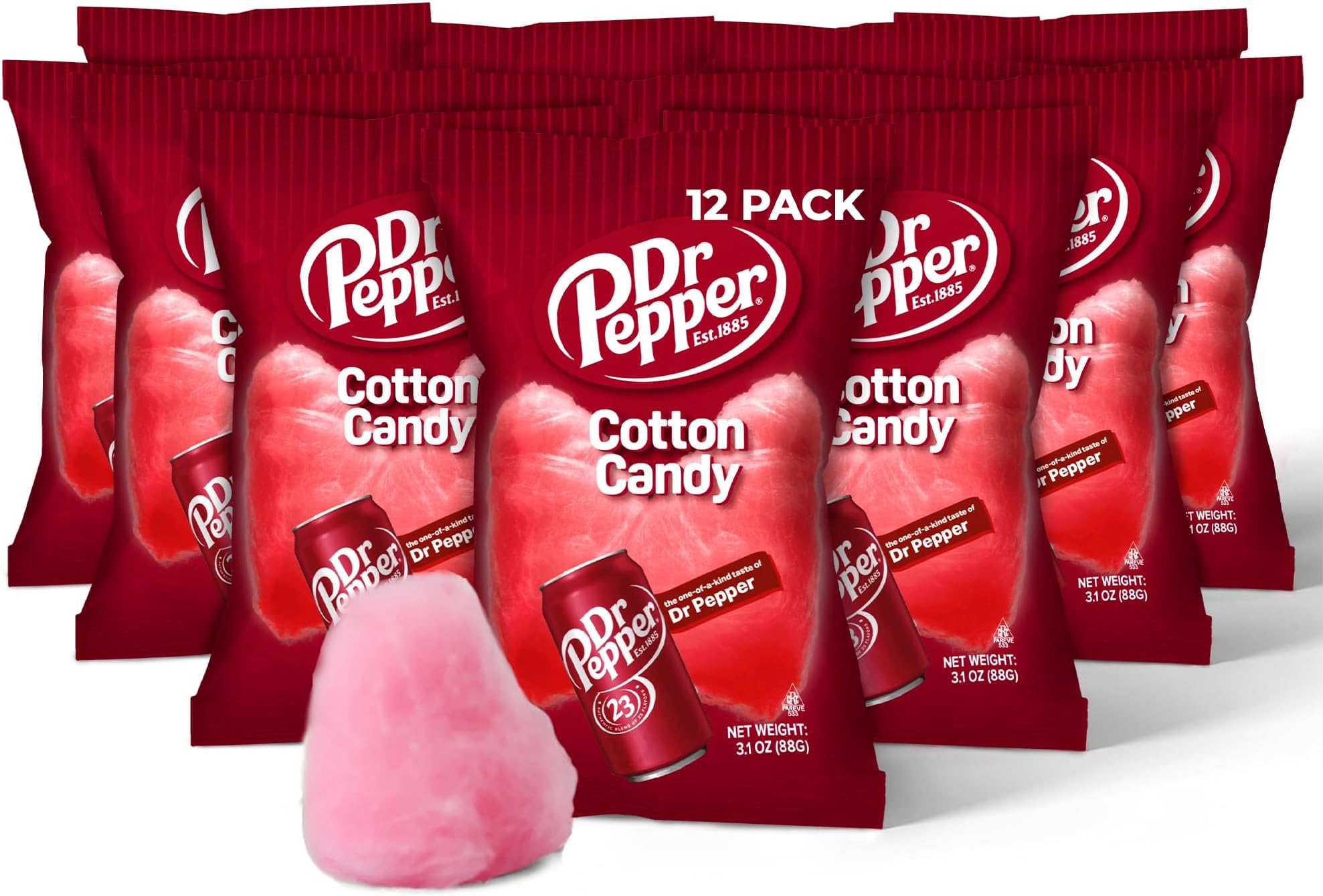 Amazon.com : Dr. Pepper Cotton Candy 3.1oz - 3 Pack : Grocery & Gourmet ...