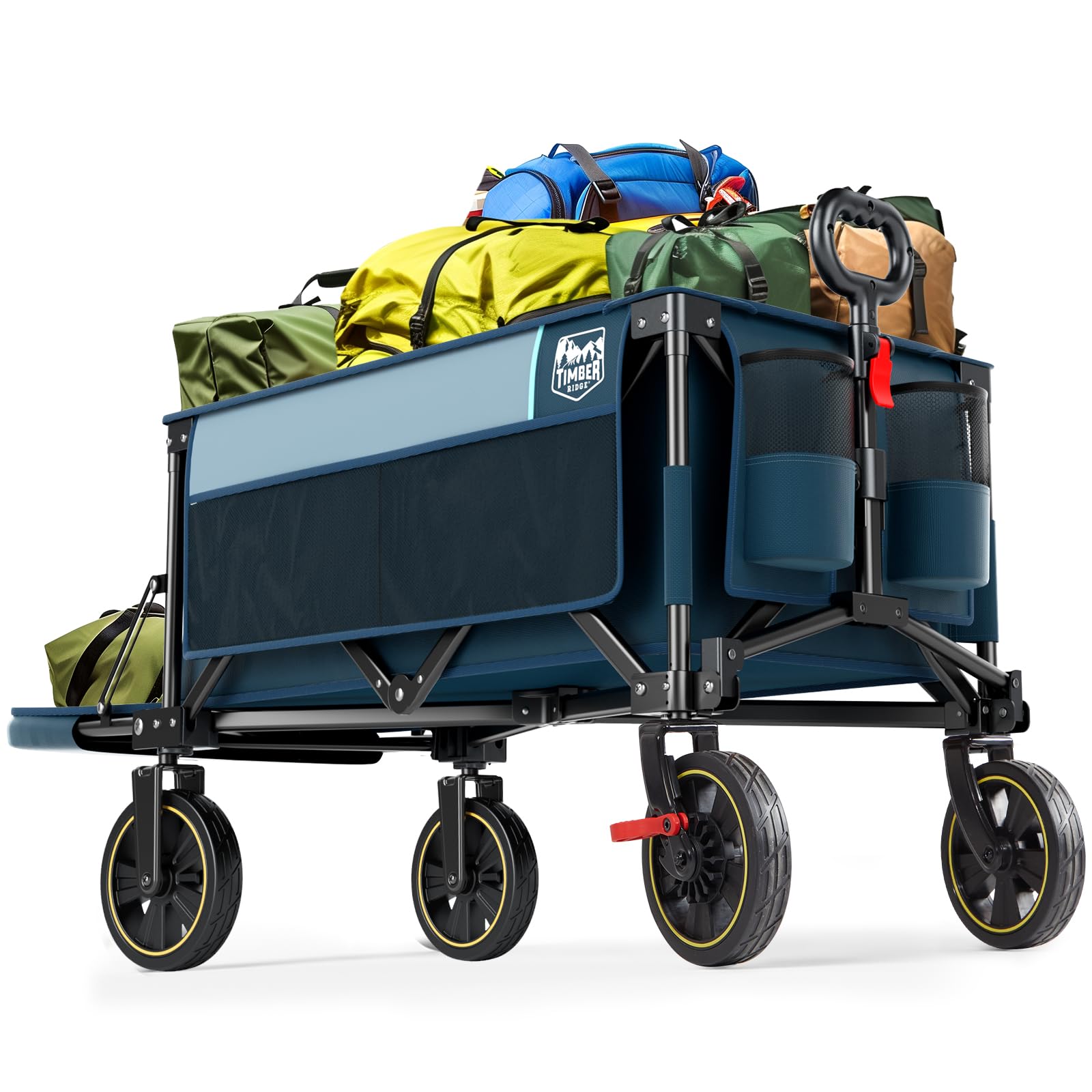 Snapklik.com : Timber Ridge 49" Extra Long Collapsible Folding Wagon