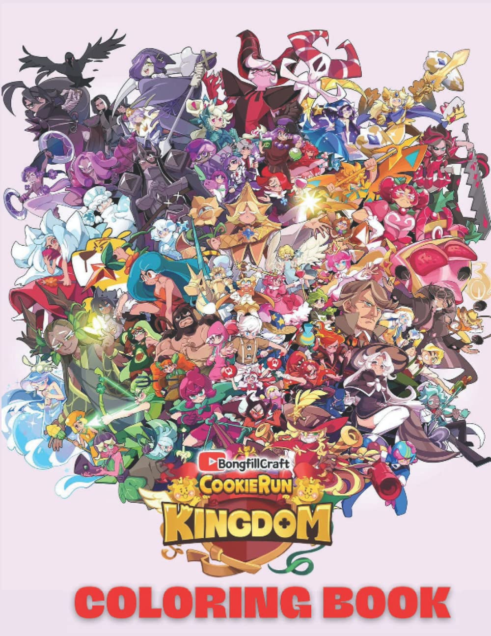 Cookie Run Kingdom Coloring Book: Amazing Illustrations For Kids ...