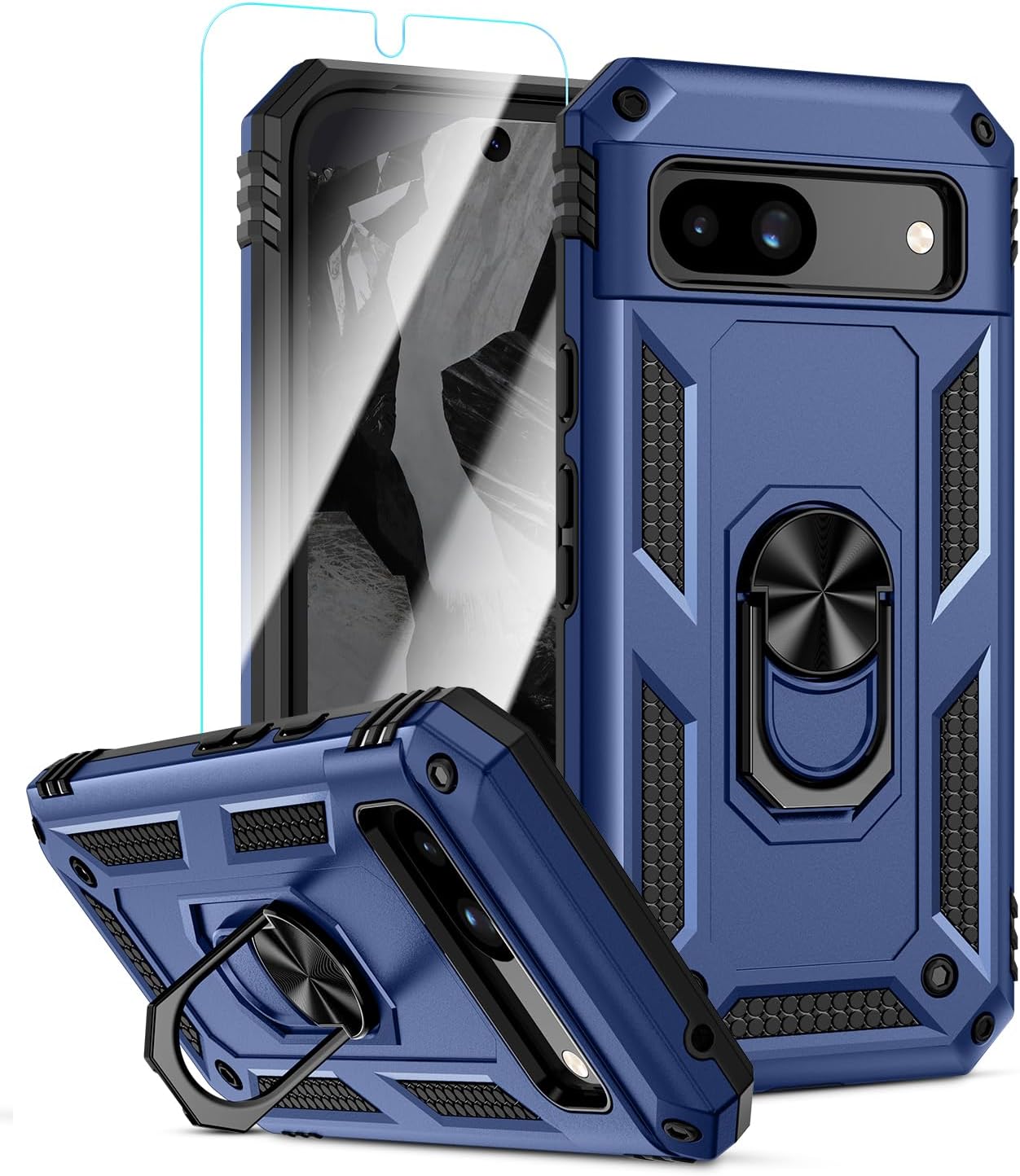 Amazon.com: Caka for Google Pixel 8a Case, Pixel 8a Case with Tempered ...