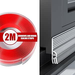 Veki Window Draft Excluder for Soundproof, Self-Adhesive Draught ...