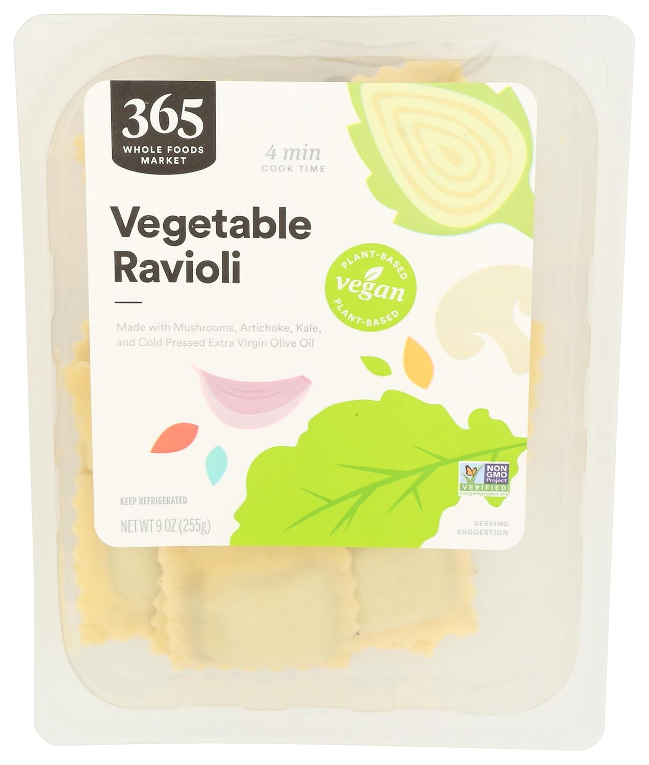 Amazon.com: 365 By Whole Foods Market, Vegetable Ravioli, 9 Ounce ...