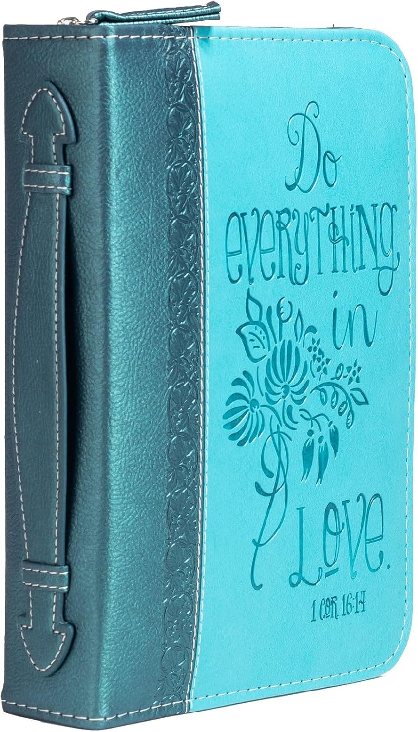 Amazon.com: Divinity Boutique Bible Cover XXL - Teal Do Everything in ...