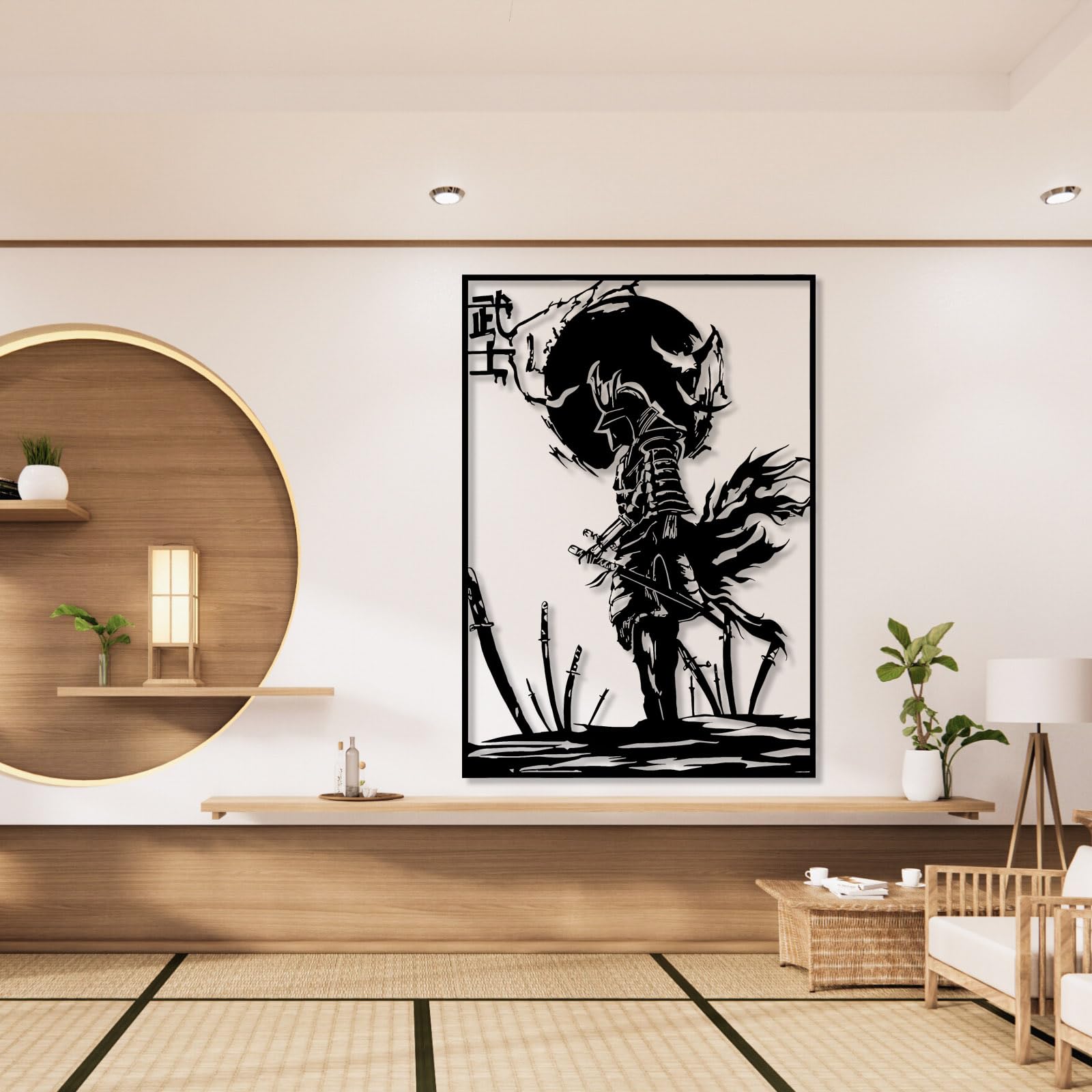Japanese Metal Wall Art Waves Metal Wall Art Wall Art Inspired Temu