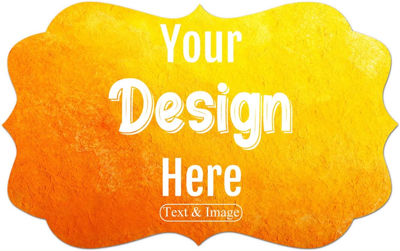 Amazon.com : 100-500 Custom Stickers Personalized Labels, Customized ...