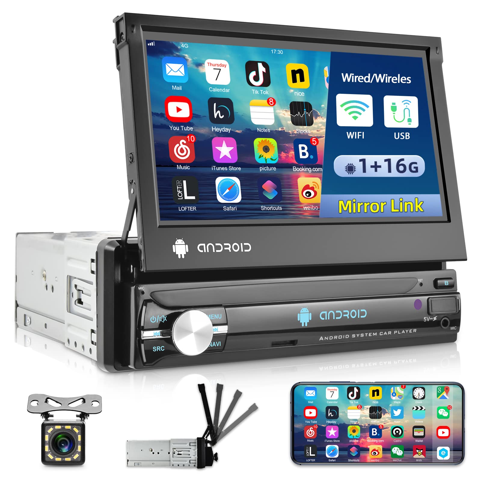 RAW Customer Returns Pallet - Touch Screen Car Radios with Cameras for ...