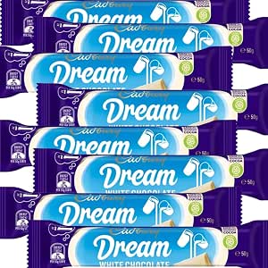 Dream White Chocolate Bar 50g - Smooth and Creamy White Chocolate (08 ...