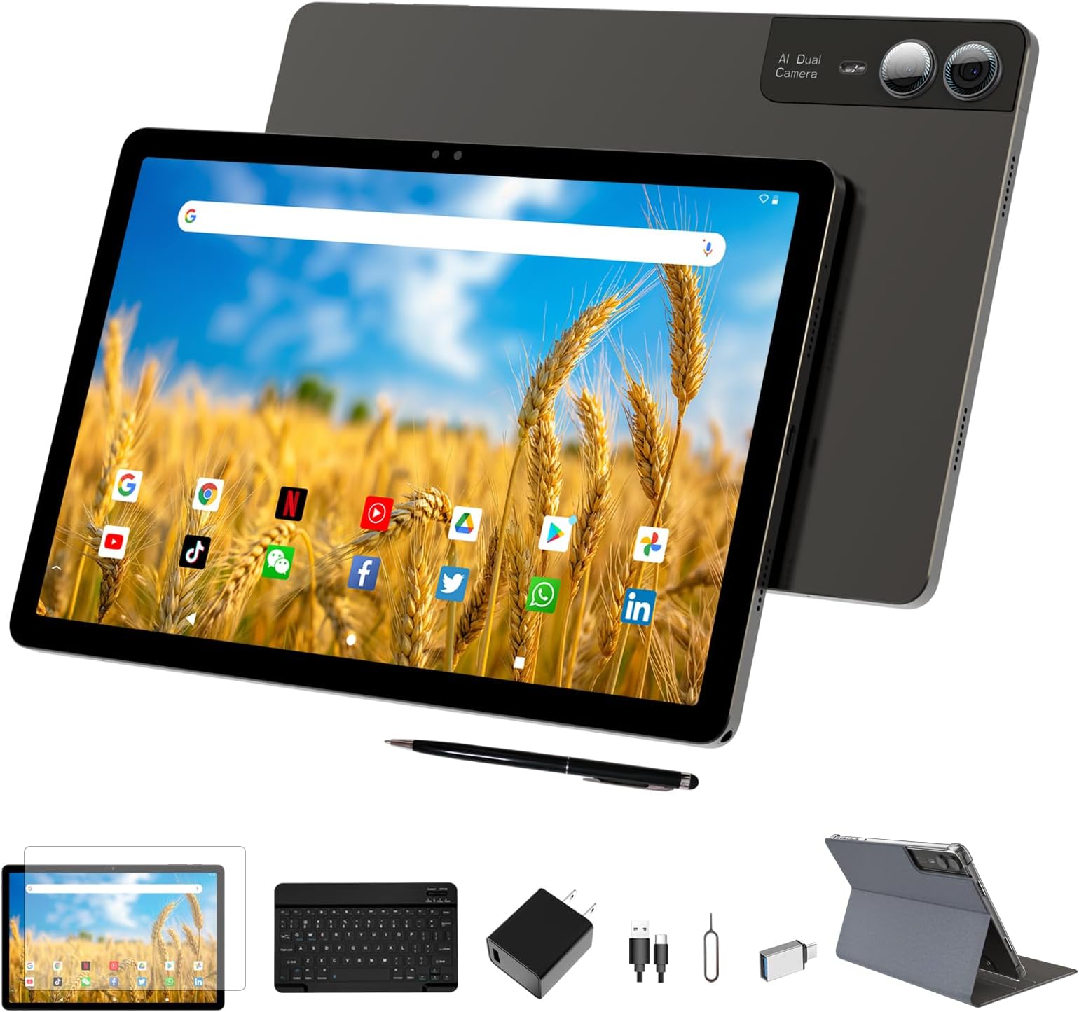 Amazon.com : Dghrti 2024 Newest Android 14 Tablet, 22G+128G/1TB ...