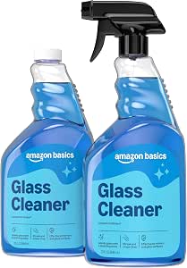 Amazon.com: Amazon Basics Glass Cleaner, 32 Fl Oz, Pack of 2 with 1 Sprayer