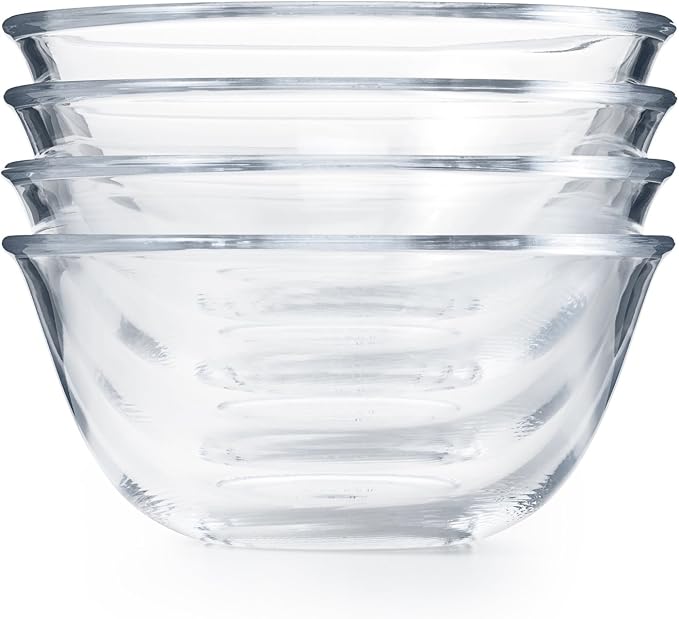 Amazon.com: OXO Good Grips 4-Piece Glass Prep Bowl Set: Home & Kitchen