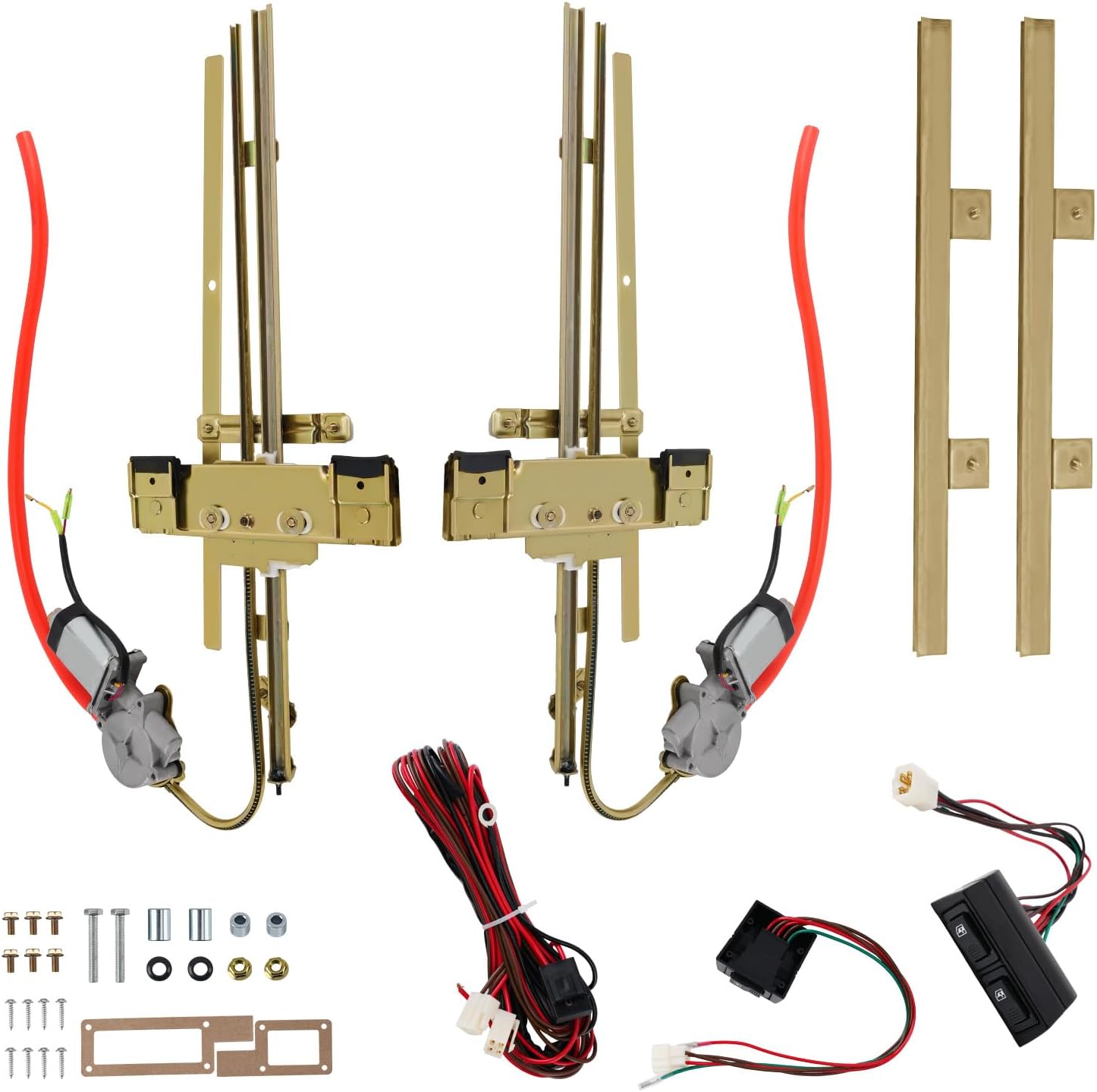 Amazon.com: maXpeedingrods Universal 2-Door Electric Power Window ...