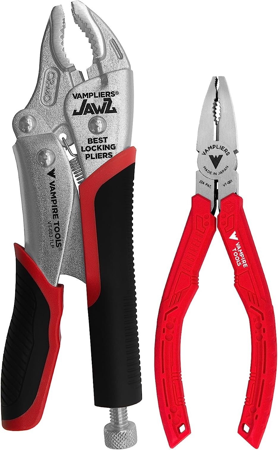 VAMPLIERS 2-PC Specialty Screw Extraction Pliers Set: Includes JAWZ 7.5 ...