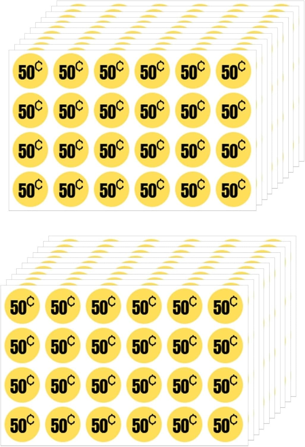 Amazon.com : Mobiusea Creation 480pcs Price Stickers | 50 Cent Price ...