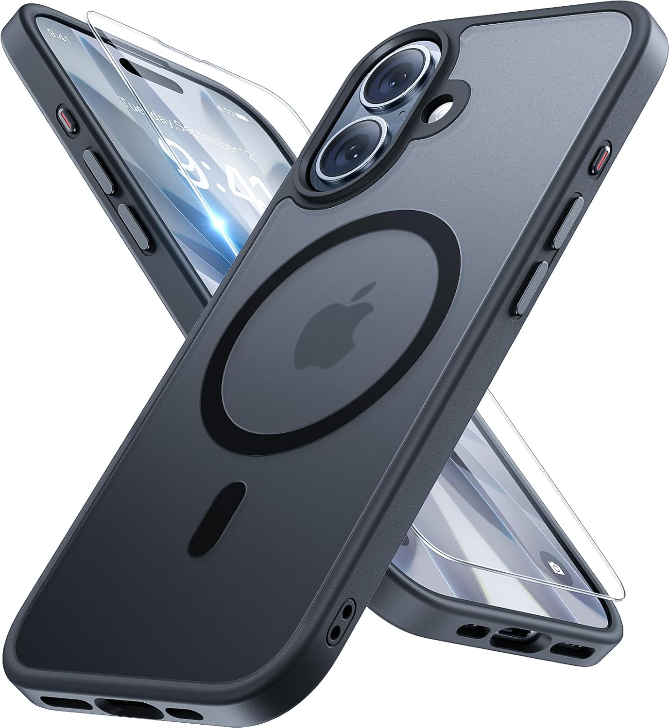 Amazon.com: Miracase Magnetic for iPhone 17 Case (Compatible with MagSafe) with Screen Protector ...