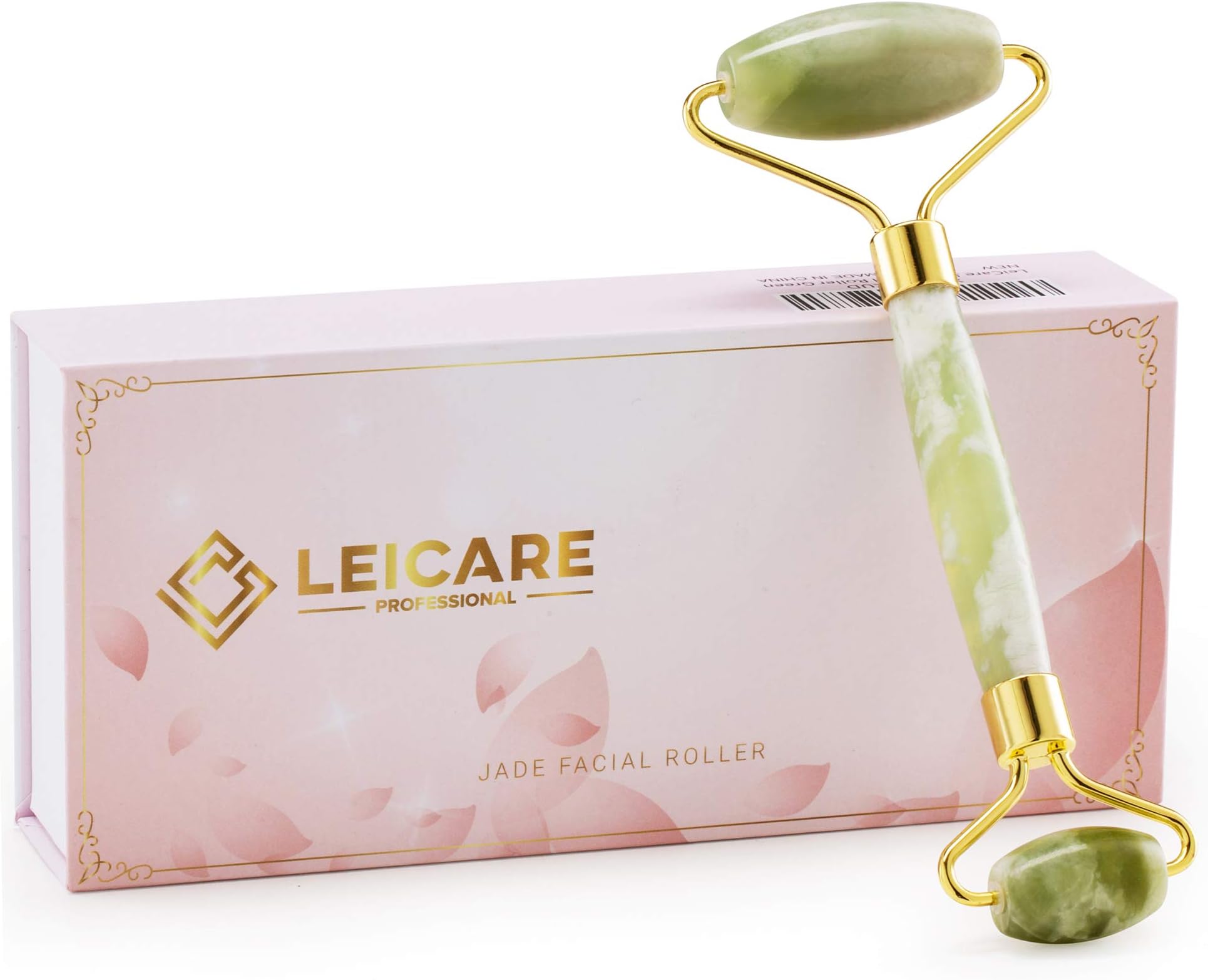 Amazon.com: Jade Roller and Gua Sha Set - 100% Natural Jade Stone Face ...