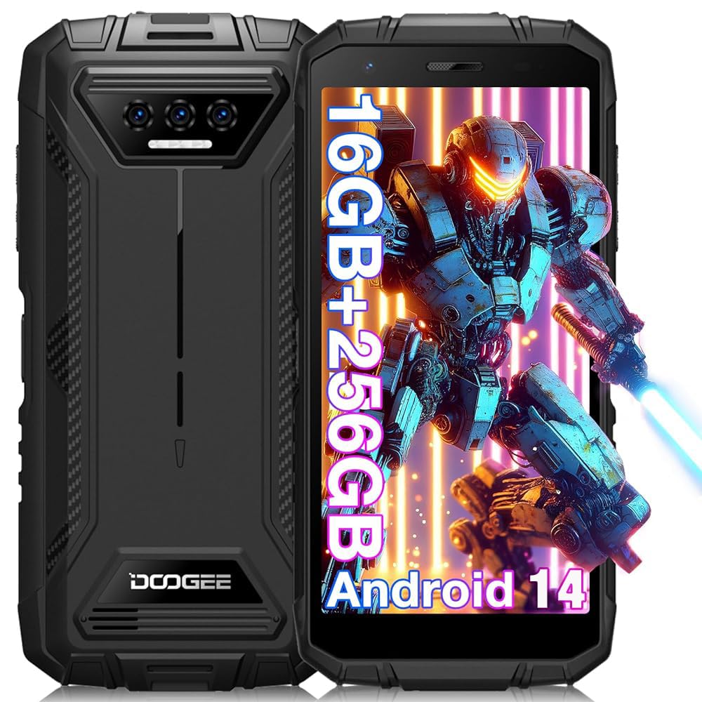 DOOGEE S41 Max Telephone Portable Incassable 16GB+256GB(TF 1TB) Android ...