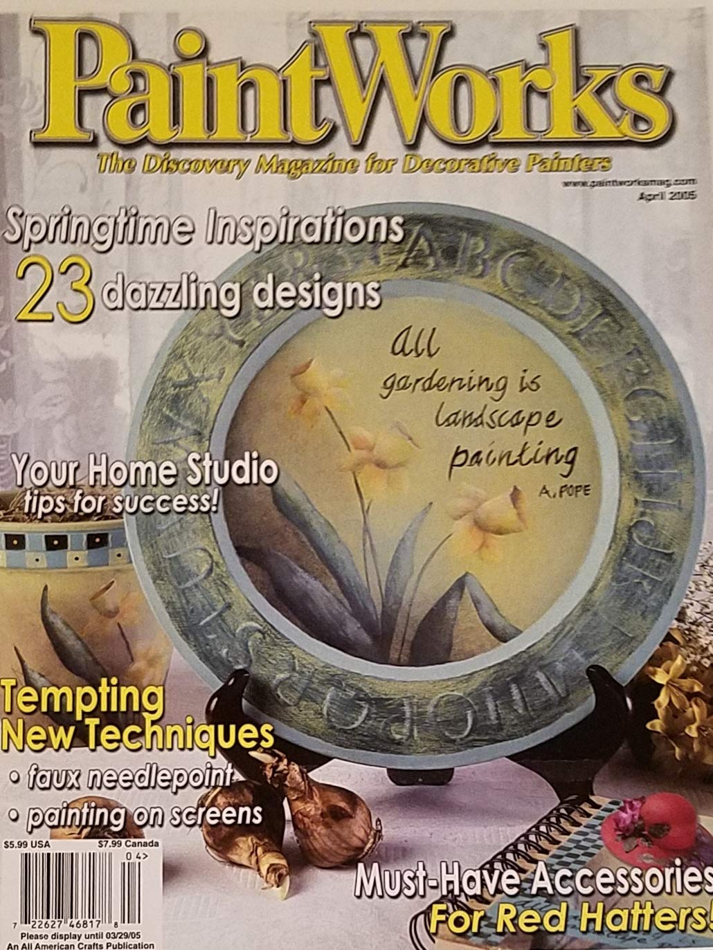 Paintworks The Discovery Magazine for Decorative Painters April 2005 ...