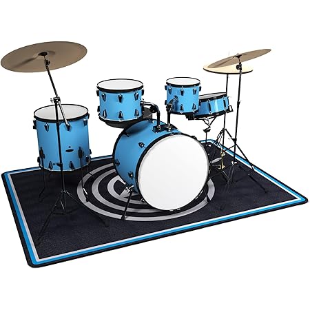 Amazon.com: ZLDYPINK Drum Rug 4FT x 6FT Drum Mat Electrical Drum Carpet ...