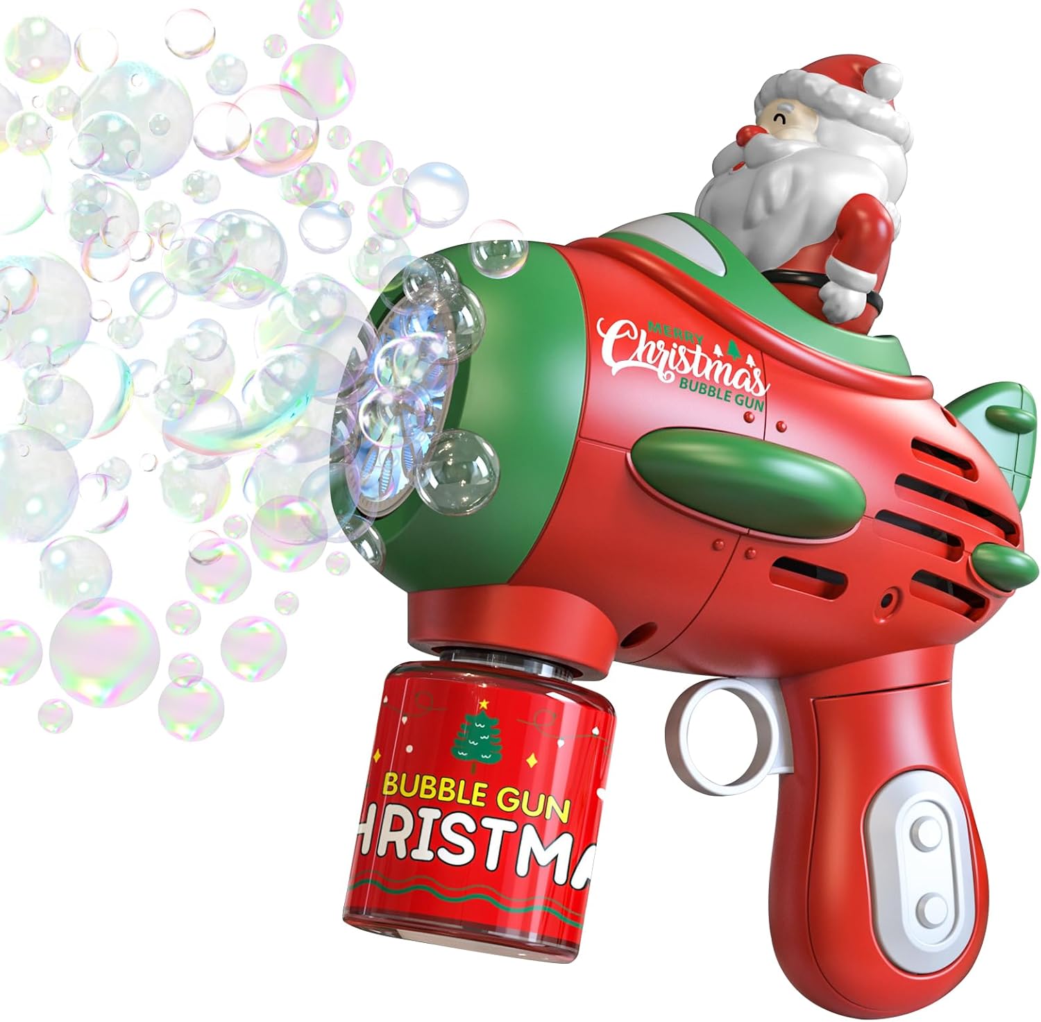 Amazon.com: Yagiop Christmas Bubble Gun Machine for Kids, 7000+ Bubbles ...