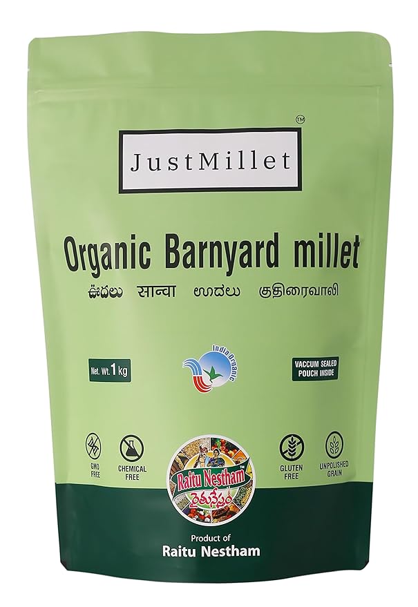 Raitu Nestham Barnyard Millet | Unpolished Millets, Natural Chemical ...