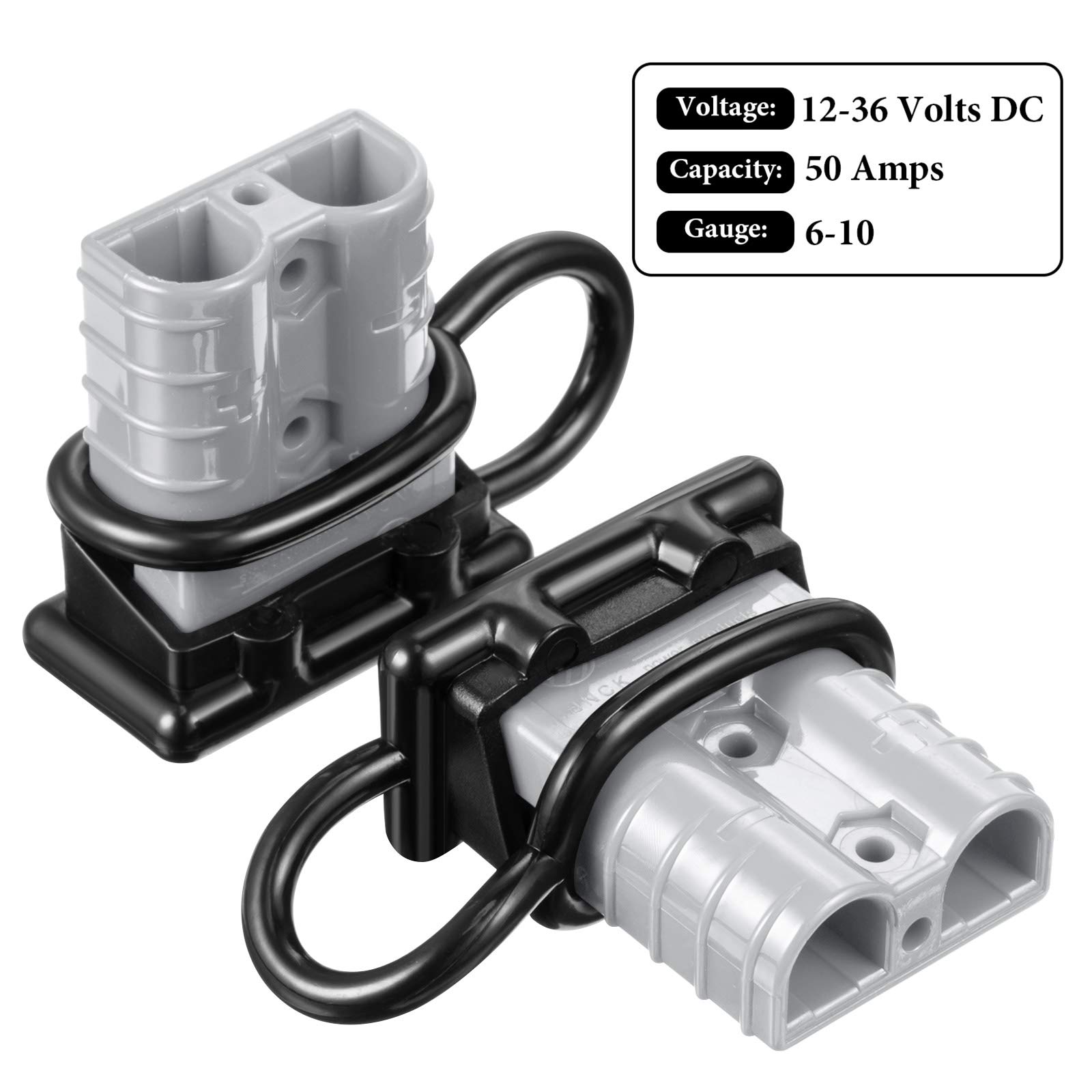 Snapklik.com : Boao 6 Sets 6-10 Gauge Battery Quick Connector 50A 12 ...