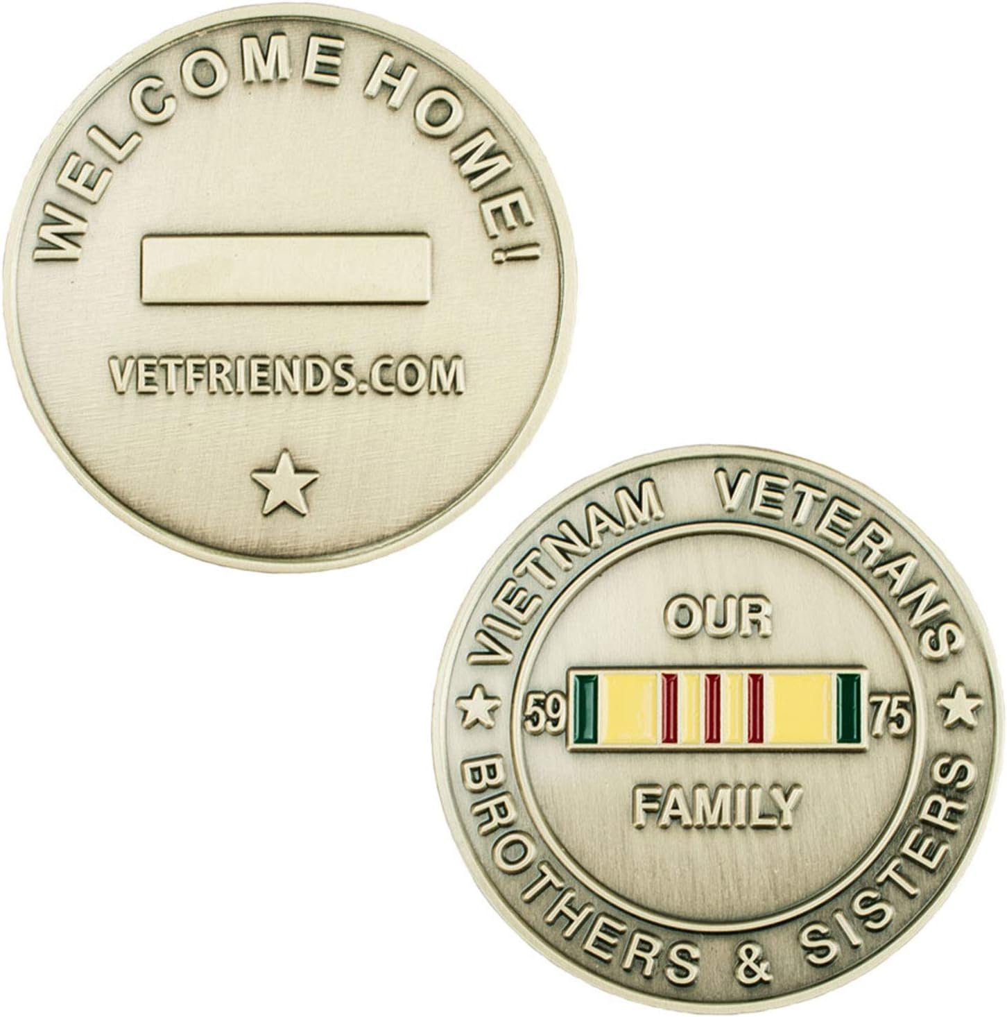 Buy Vietnam Veteran Welcome Home Brothers and Sisters Challenge Coin ...